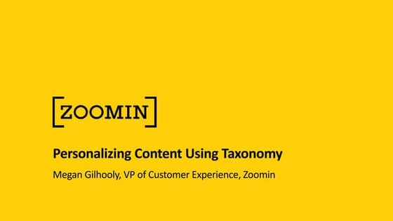 Terminology and taxonomy as foundations of content strategy | PPT