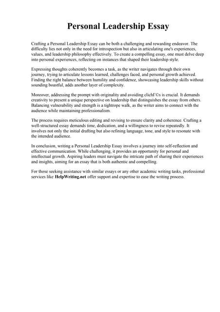 My Leadership Style Essay.pdf