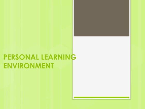 PLE | PPTX | Web Development | Internet