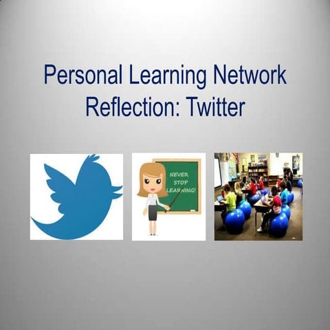 Personal learning Network Reflection | PPT | Free Download