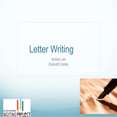 Personal letter | PPT