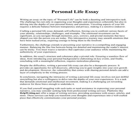 Personal Life Essay.pdf