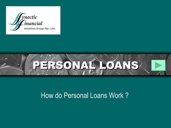 Presentation on personal loan | PPT