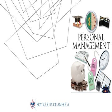 Personal Management Merit Badge for Scouting.pptx