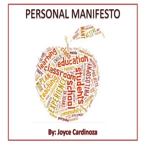 Personal manifesto | PPTX