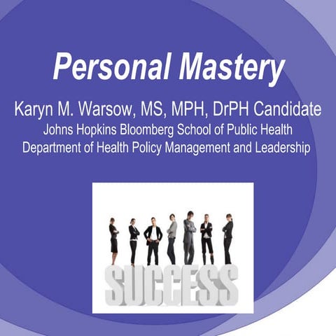 Personal mastery (chppd) | PPT