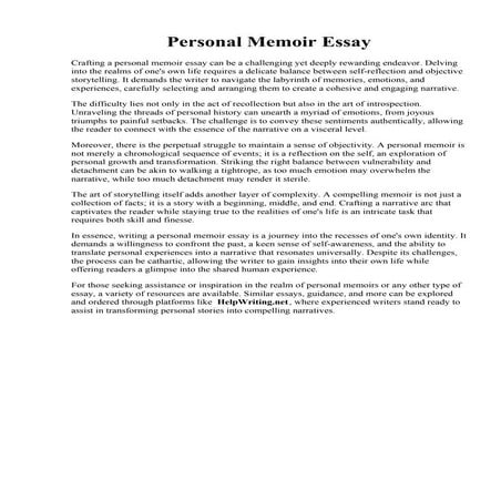 Personal Memoir Essay.pdf