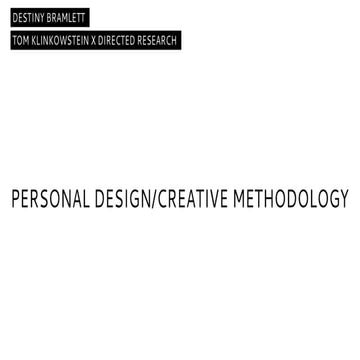 Personal methodology | PDF