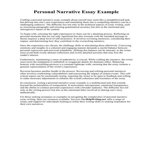 Personal Narrative Essay Example.pdf