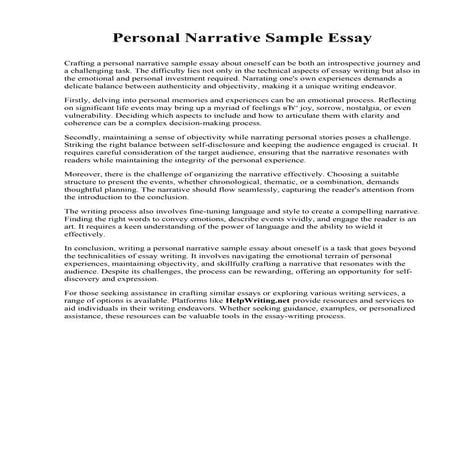 Personal Narrative Sample Essay.pdf