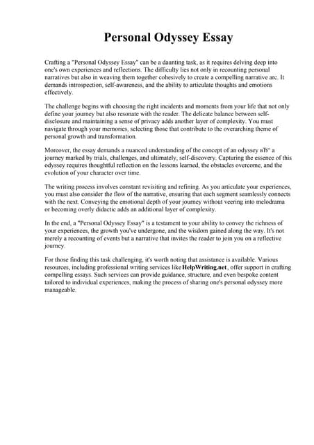 The Journey Essay.pdf