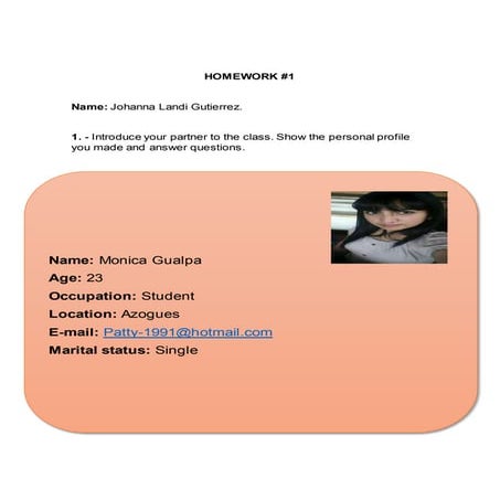 Personal Profile | DOCX