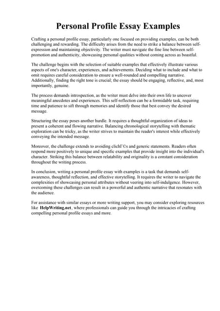 Introducing Yourself Essay | PDF