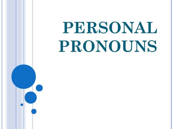 Pronouns | PPT