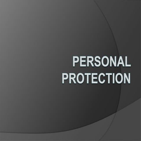 Personal protection | PPTX