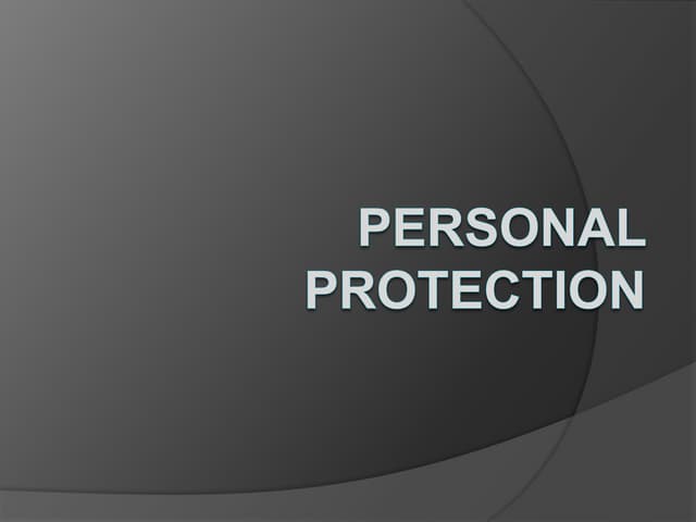 Self defence ppt | PPTX