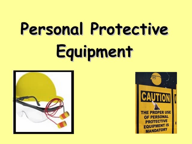 Ppe Training | PPT