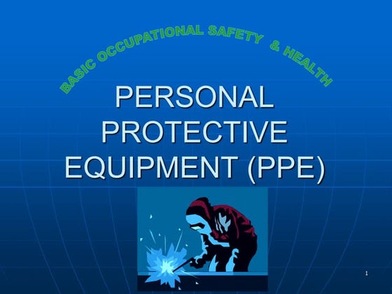 Rule 1080: Personal Protective Equipment (PPE) OSH Standards | PPTX ...