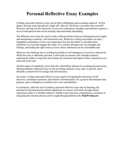 Self Control Essay. Upstate Medical University | PDF