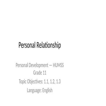 PerDev Personal Relationship-Attraction, Love & Commitment.pptx