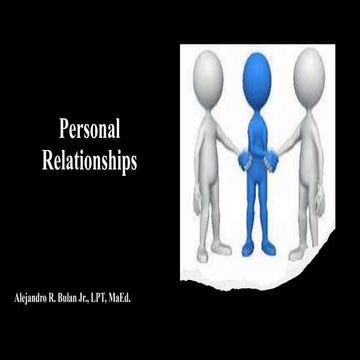 Personal relationships | PPTX | Dating | Family and Relationships