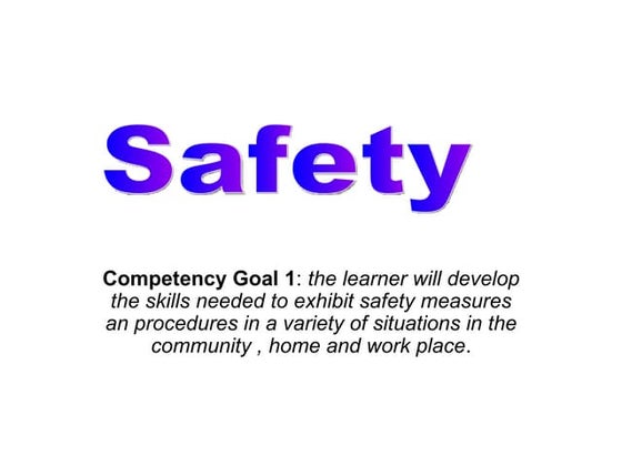 Personal Security & Safety | PPTX