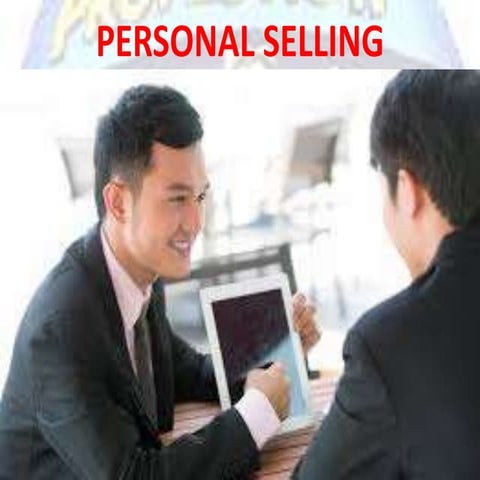 Personal selling | PPTX