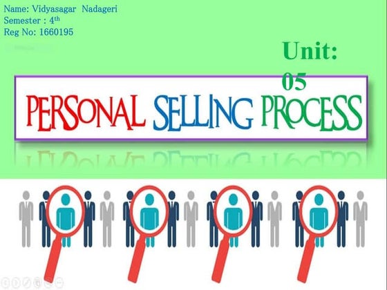 Personal Selling | PPT