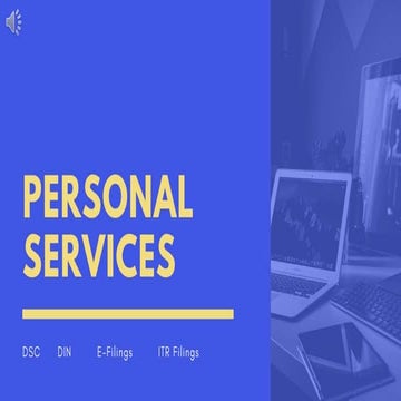 Personal services | PPTX