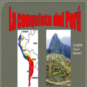 La conquista del peru | PPTX