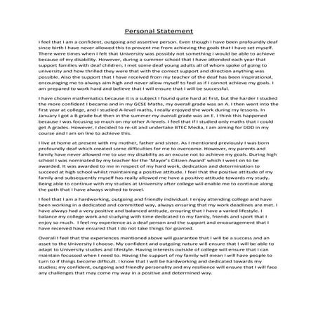 Personal statement | DOCX