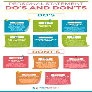 Personal Statement Do's & Don'ts | PDF