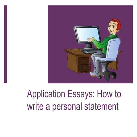 Personal statement presentation | PPTX