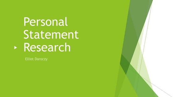 Personal Statement Tips for Law School Applicants | PPT