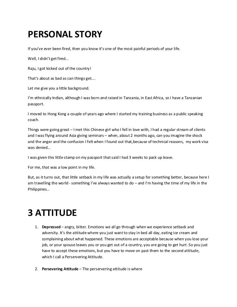 Personal Story personal-story