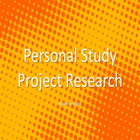 Personal Study Essay Research.pptx