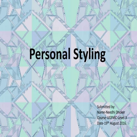 Personal styling presentation | PDF