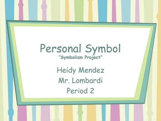 Personal symbol | PPT