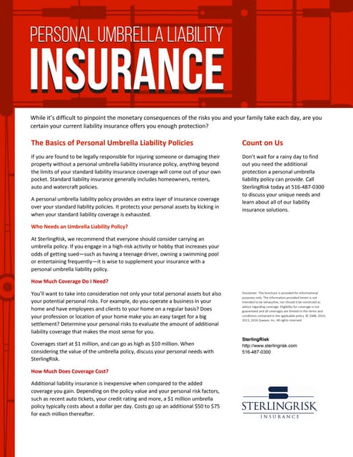 Umbrella Insurance FAQs | PPT