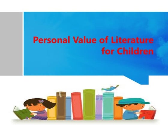Values of Literature | PPT