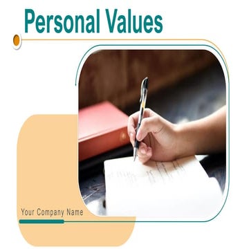 Personal Values Psychological Growth Development Credibility Affinity | PDF