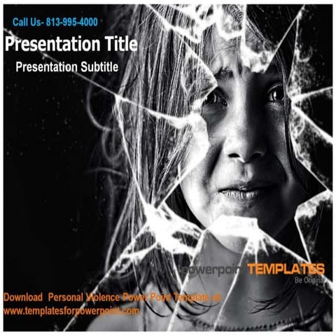Personal Violence Powerpoint Template Online | PPTX