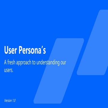 Complex Personas for Login Enterprise | PPT