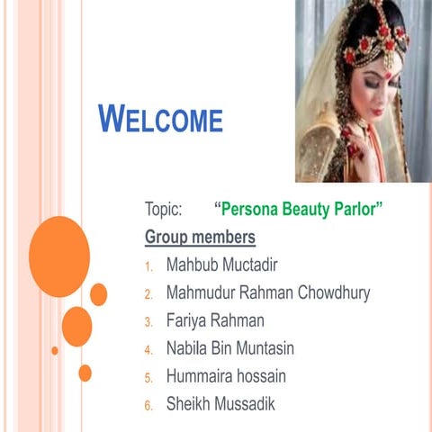 Persona service audit presentation | PPTX