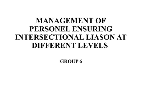 Human Resource Management in Health Sector | PPTX