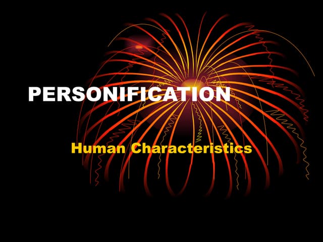 Personification | PPTX