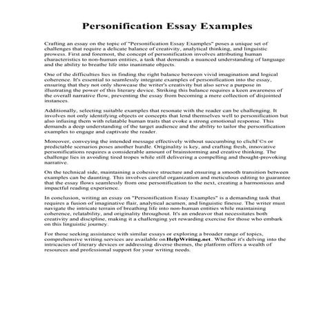 Personification Essay Examples.pdf