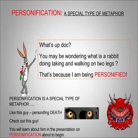 Personification Ppt | PPT