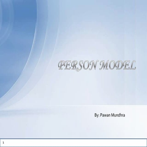 Person model | PPTX