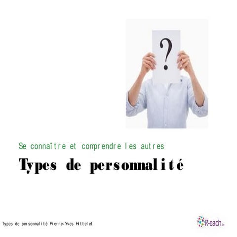 Formation sur les types de personnalité | PPT
